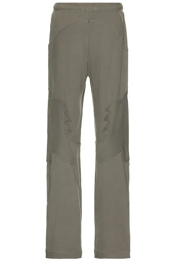 Kiko Kostadinov X Fox Racing Fleece Pants In Grey In Dark Stone
